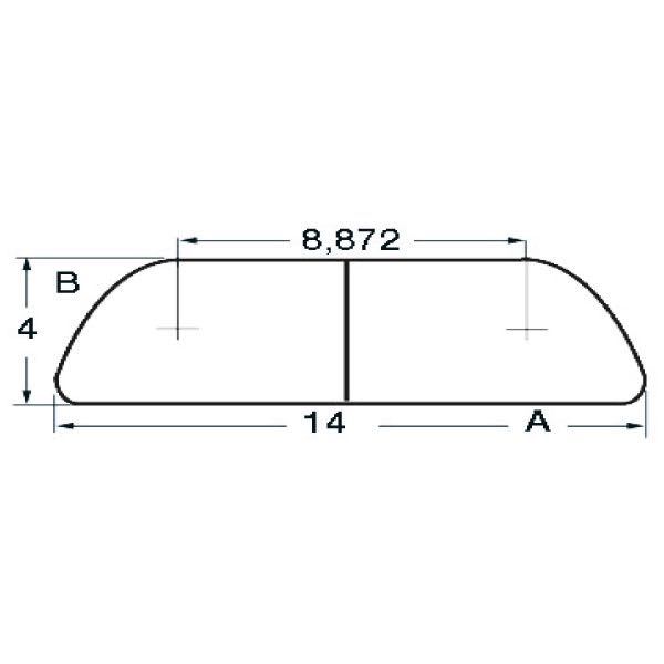 Fenderlist RF 20 x 4mm, 3m – BoatLab